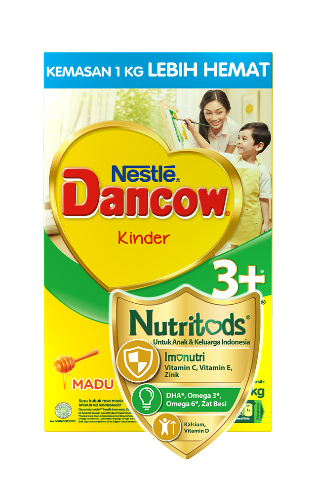 DANCOW 3 plus Imunutri Madu 1000gr 1000gr | DANCOW Parenting Center