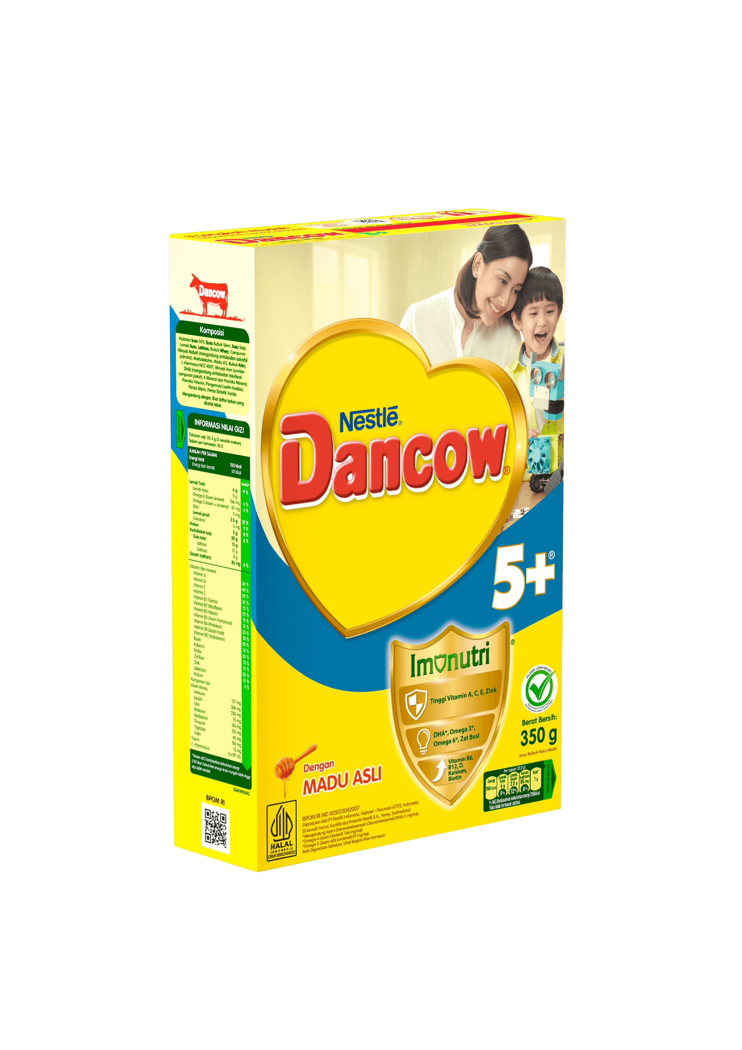 DANCOW 5 plus Imunutri Madu 350gr 350 gr | DANCOW Parenting Center
