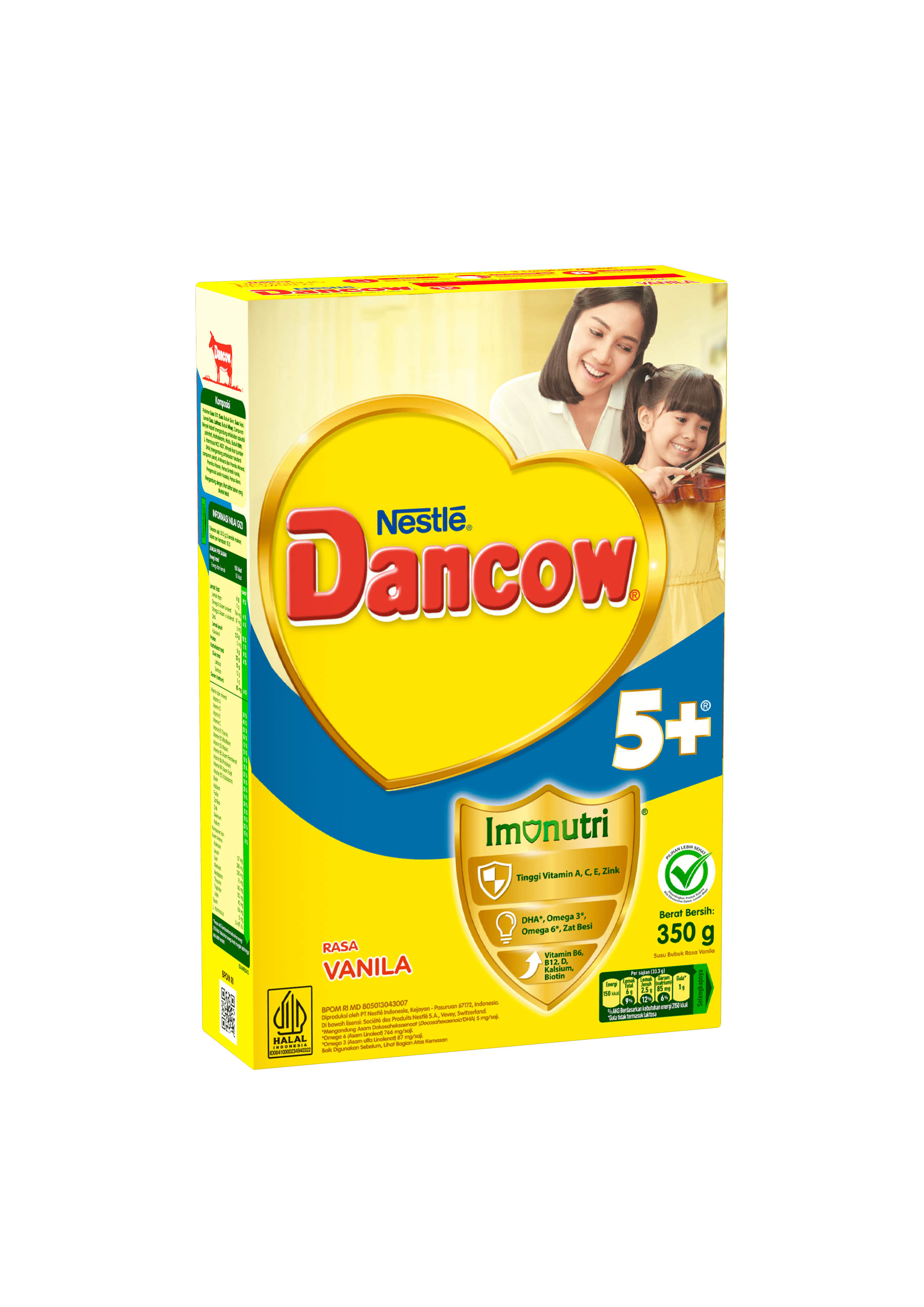 DANCOW 5 plus Imunutri Vanila 350 gr 350 gr | DANCOW Parenting Center
